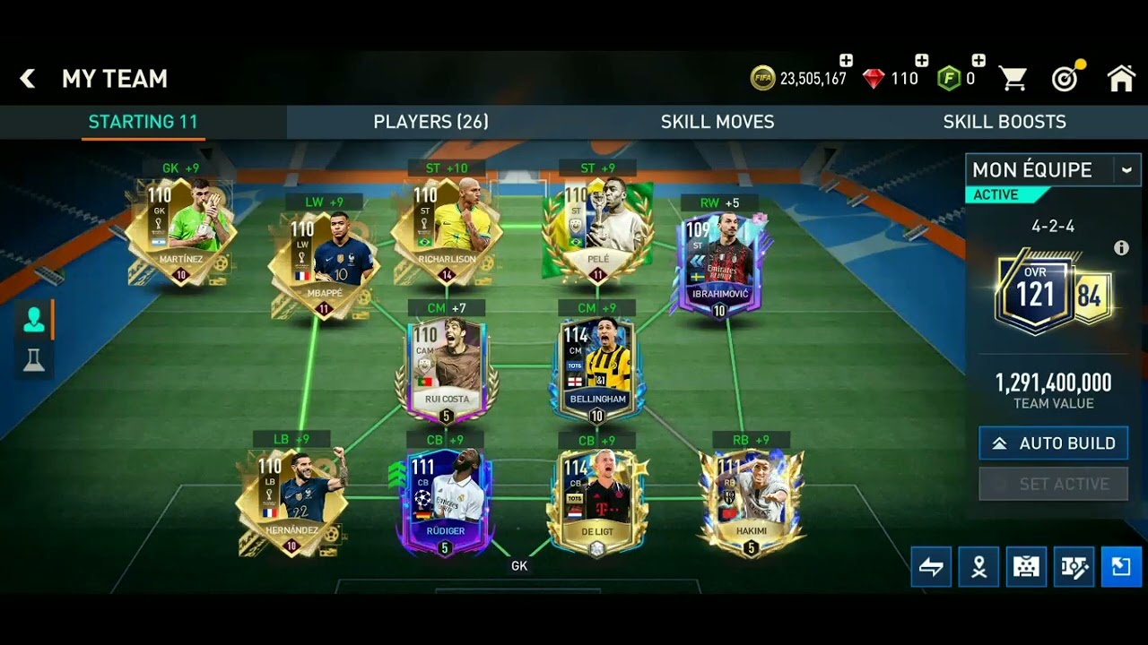 My team in FIFA mobile 💪💪💪💪💪 - YouTube