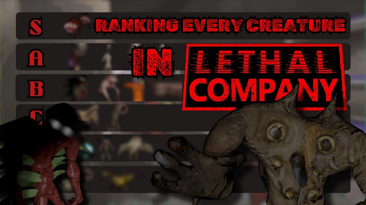 Lethal Company Creature Tier List (Based On Difficulty) - YouTube