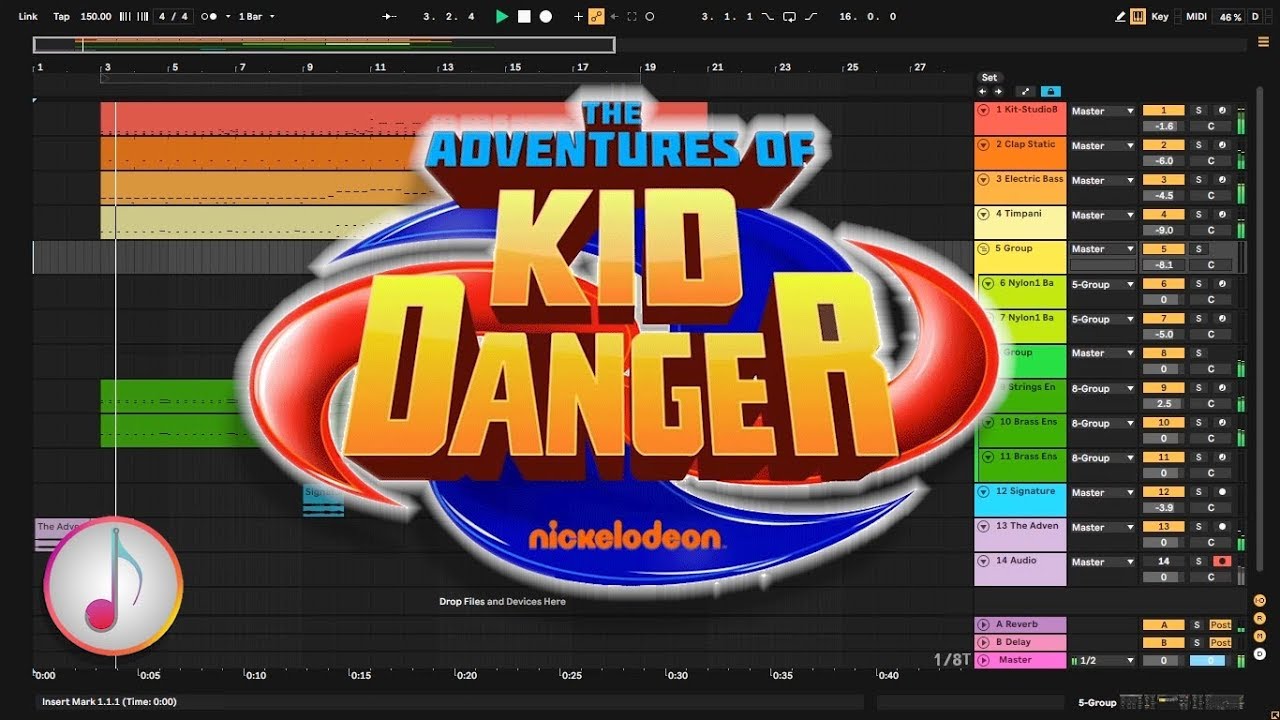 The Adventures of Kid Danger Theme Song in Ableton Live (Produced by ...