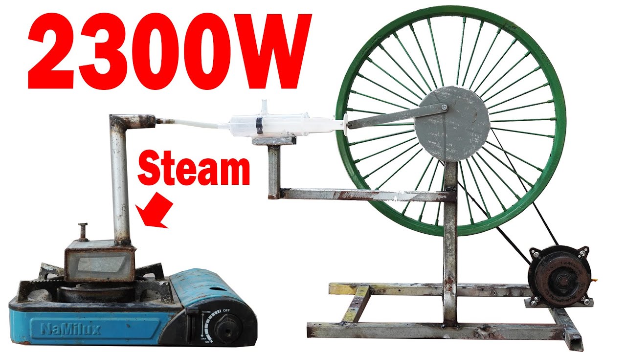 Can I Build a Steam Engine to Generate Electricity - YouTube