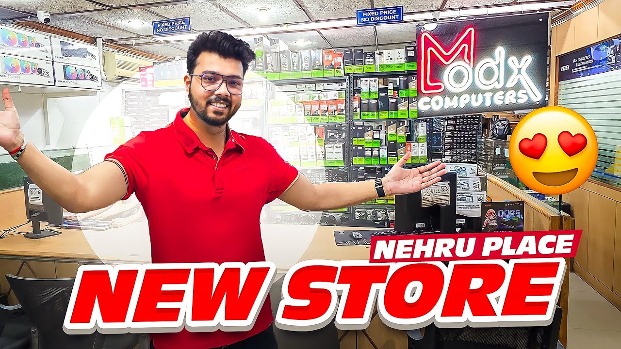 ModxComputers Mega Store 3.0 – The Ultimate PC Build Destination in Nehru Place! - YouTube