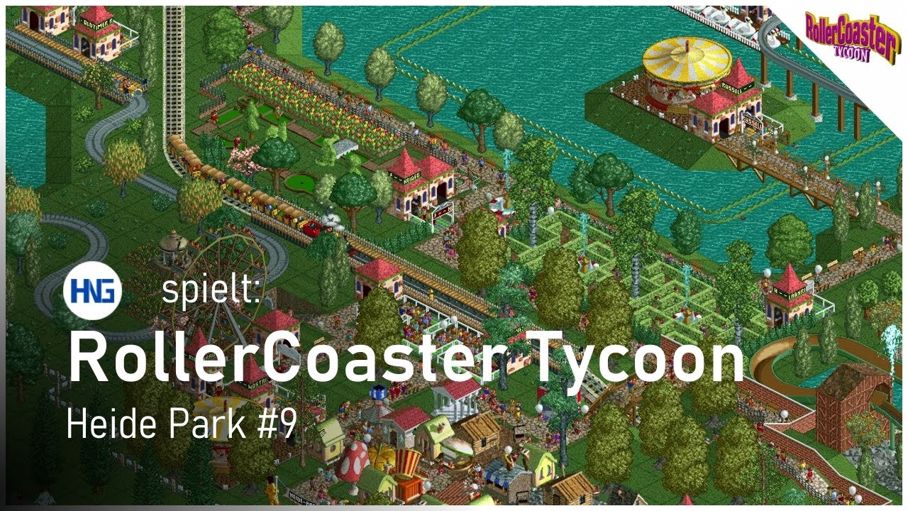 Heide Park #9 🏰 RollerCoaster Tycoon #1376 - YouTube