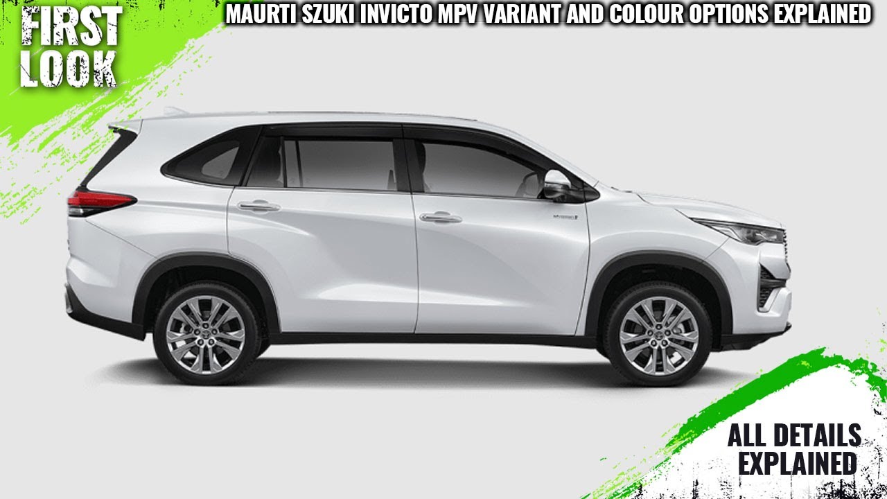 Maruti Suzuki Invicto Variant & Colour Options Explained - Gest Alpha ...