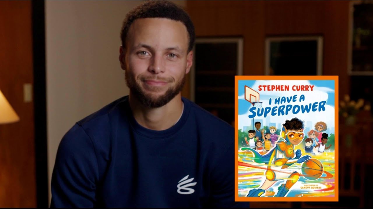 Steph Curry shoots to inspire with new children’s book - YouTube