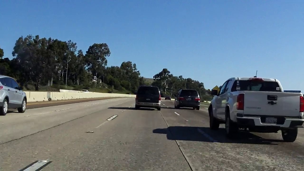 Martin Luther King Jr. Freeway (CA 94 Exits 1 to 8) eastbound - YouTube