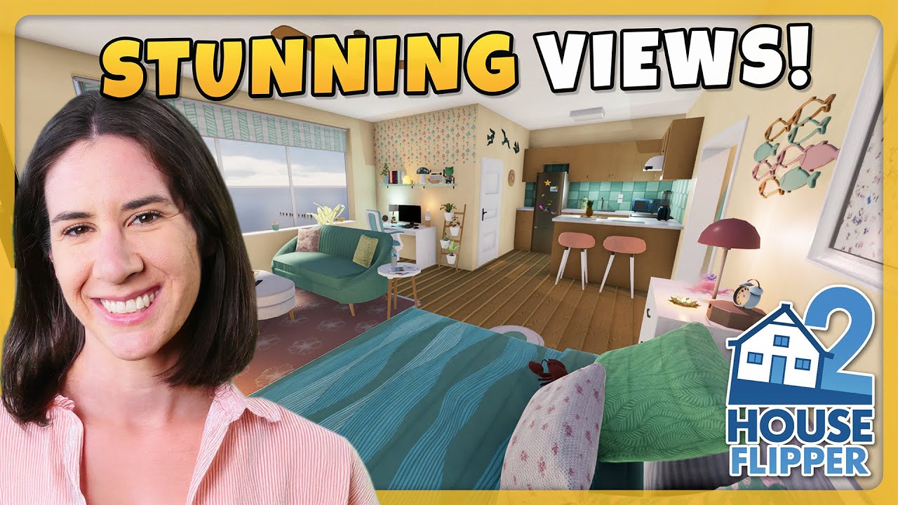 A beachside studio apartment! House Flipper 2 - YouTube