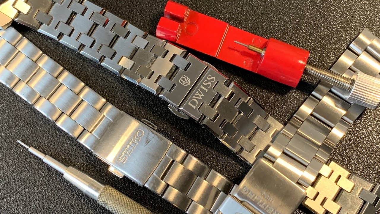 Watch Bracelet Sizing , PIN And Coller (SEIKO, DWISS) - YouTube