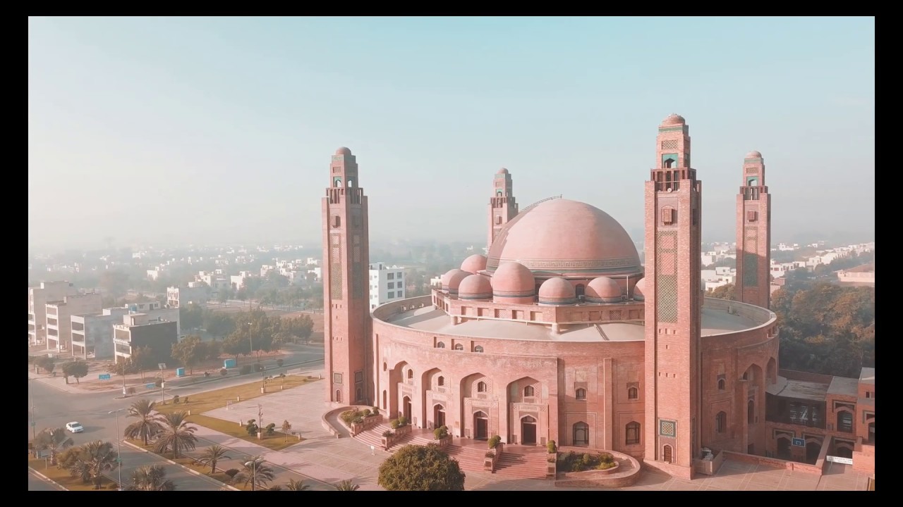 Grand Jamia Mosque Bahria Town Lahore 4K - YouTube