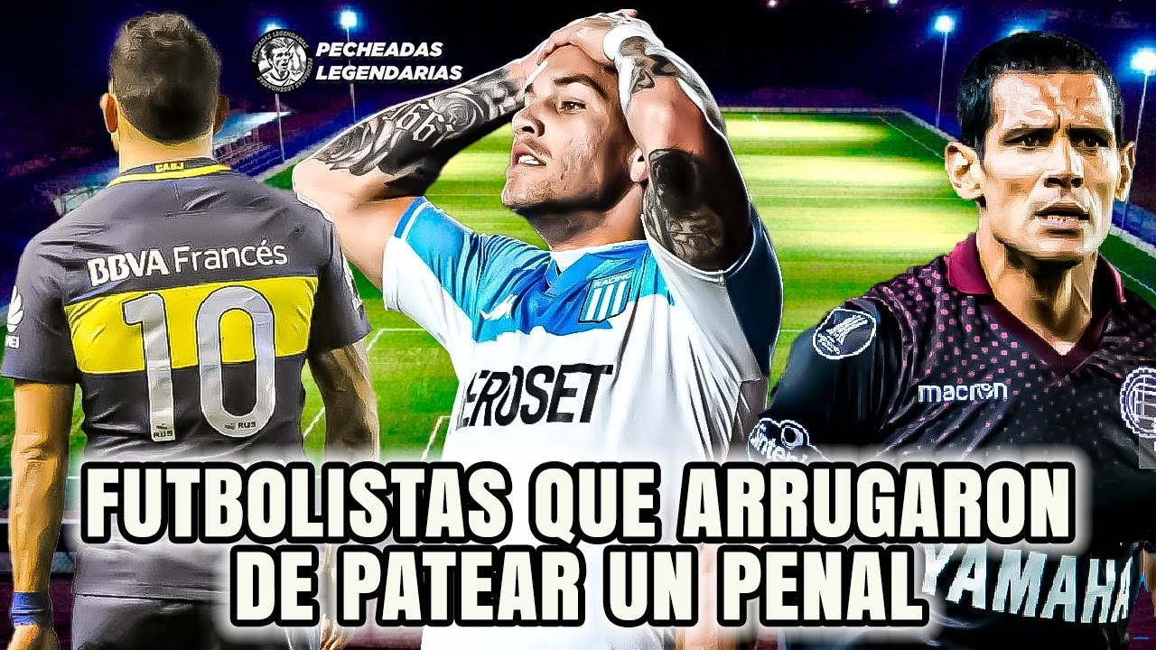 Futbolistas que ARRUGARON de patear un Penal - YouTube
