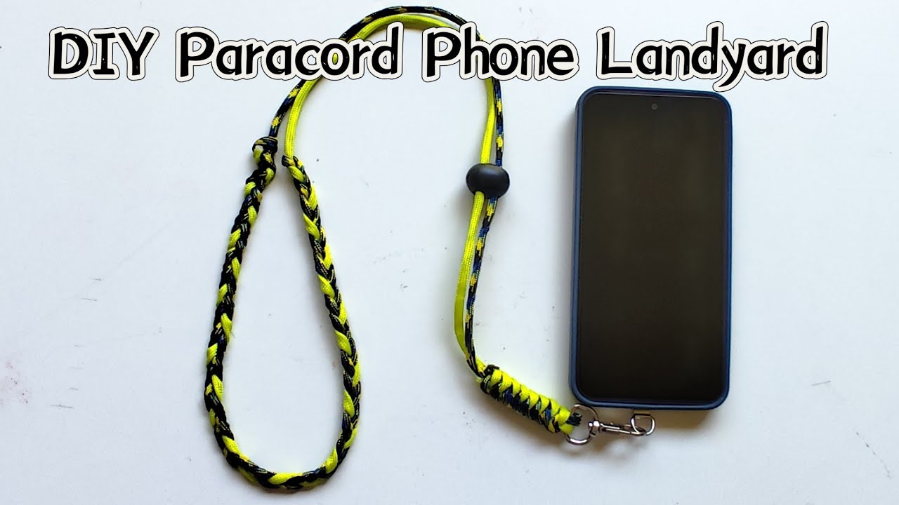 DIY Paracord Phone Lanyard | Easy Tutorial - YouTube
