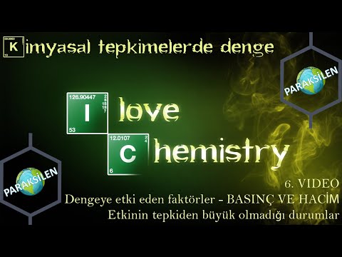 KİMYASAL TEPKİMELERDE DENGE - 6