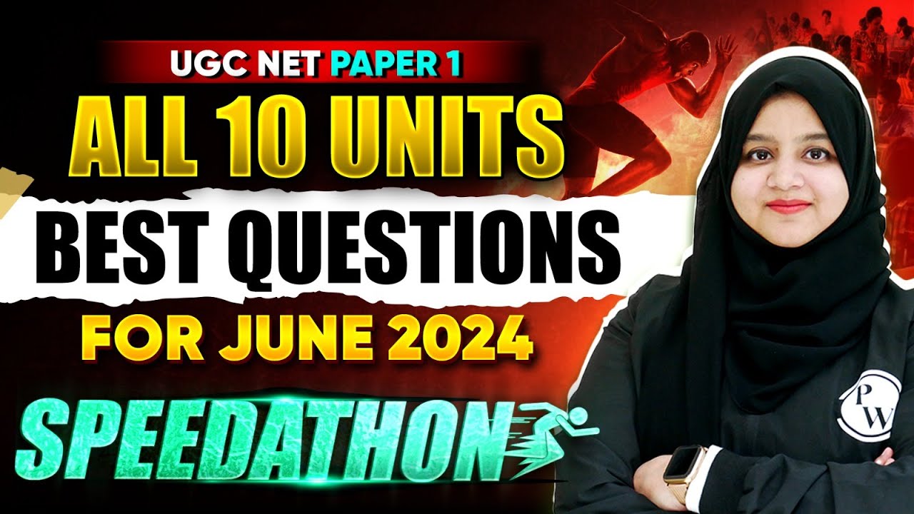 UGC NET June 2024: Best Questions of UGC NET Paper 1 for UGC NET Exam ...