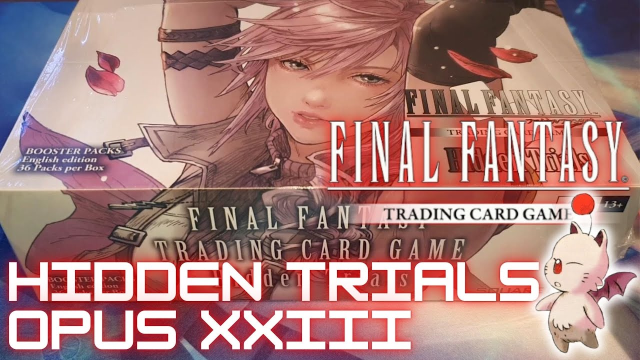 Final Fantasy TCG - Hidden Trials - Opus XXIII - Booster Box Opening ...