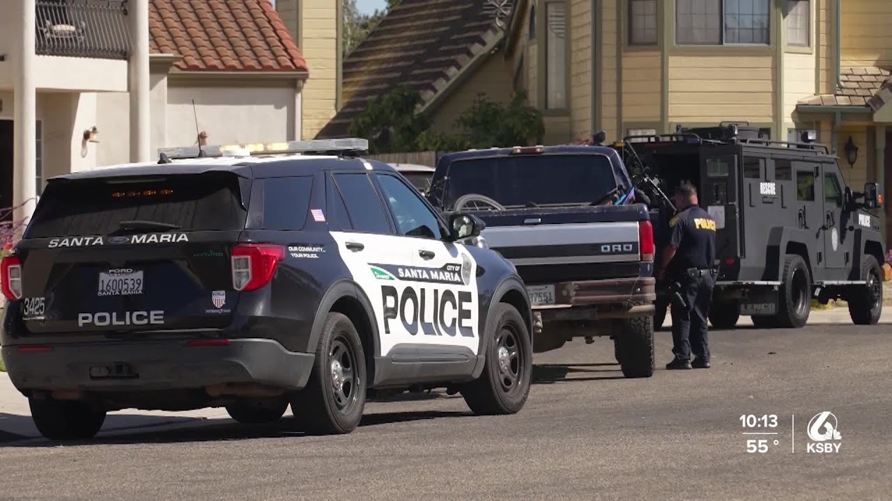 Santa Maria police arrest burglary suspect after hours-long standoff ...