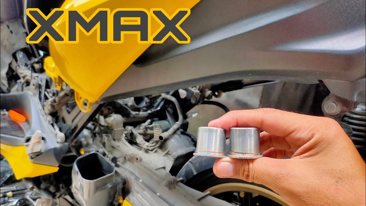 X-MAX300 new bushing/engine support - YouTube