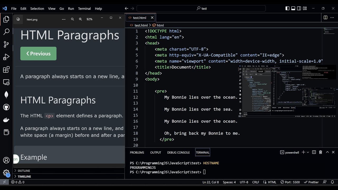 Html Headings Html Display And Html Horizontal Rules Youtube 8582