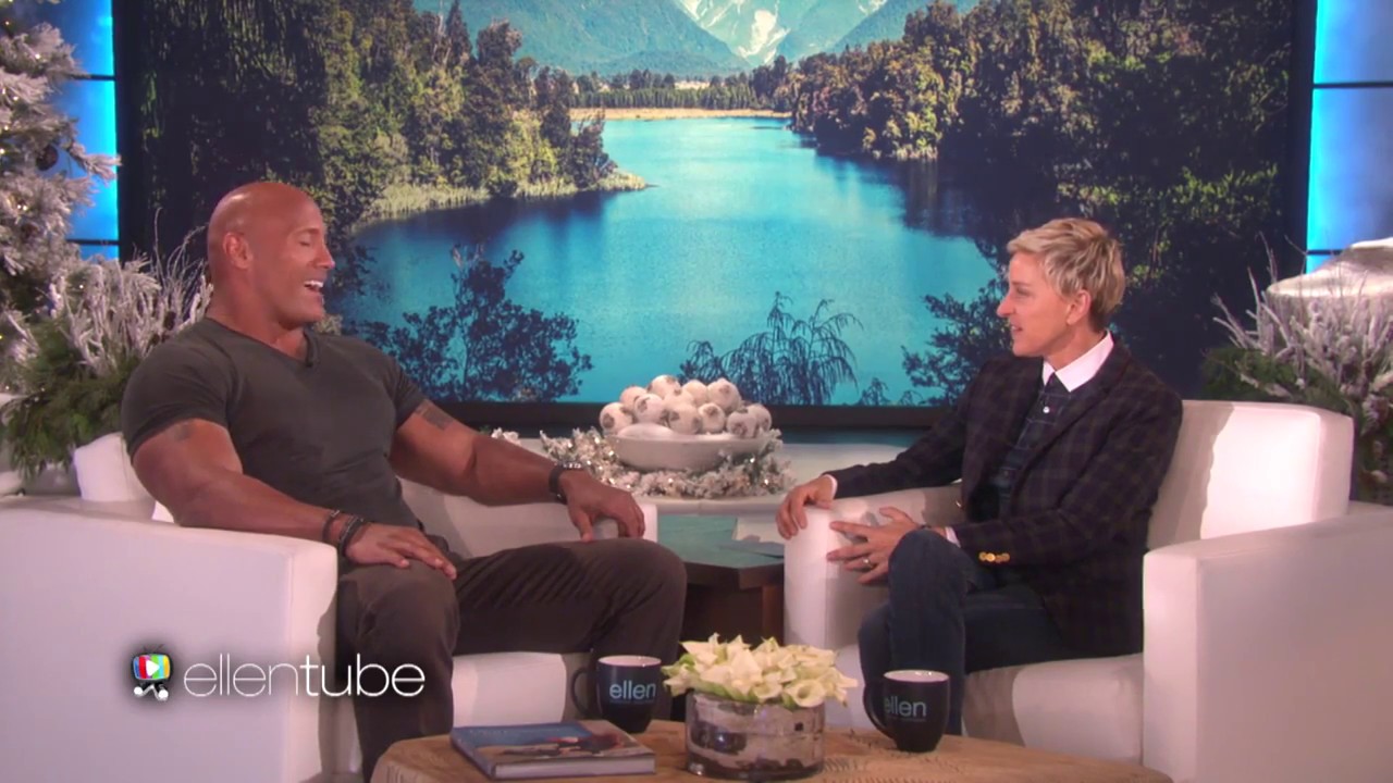 DWAYNE The ROCK JOHNSON On ELLEN SHOW FULL INTERVIEW TALKING About HIS ...