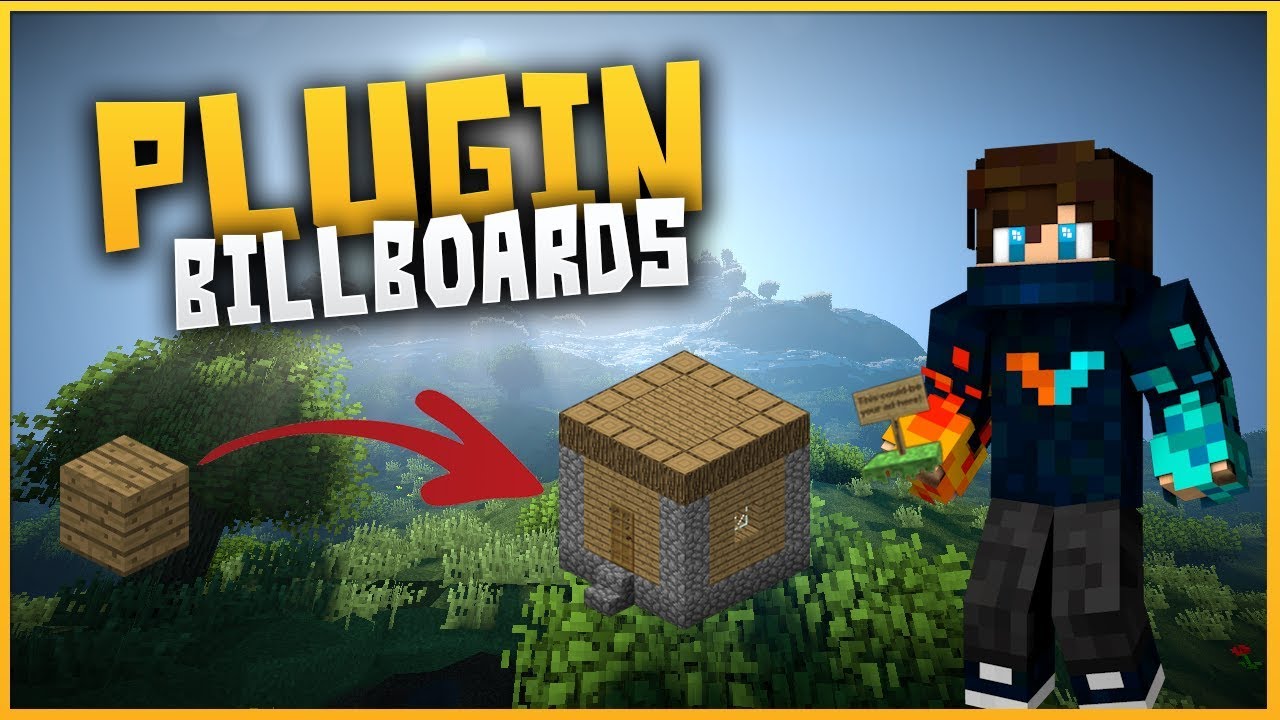 Carteles con Multi Funciones! | Billboards Plugin [1.6.2 - 1.15] | Iba619Gamer - YouTube