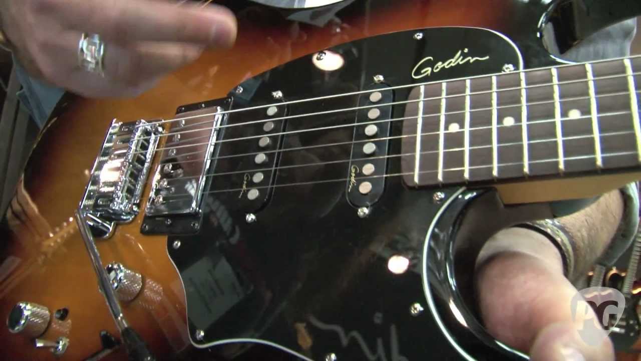 NAMM '12 Godin Session Plus, Session Custom, Left Handed Session ...