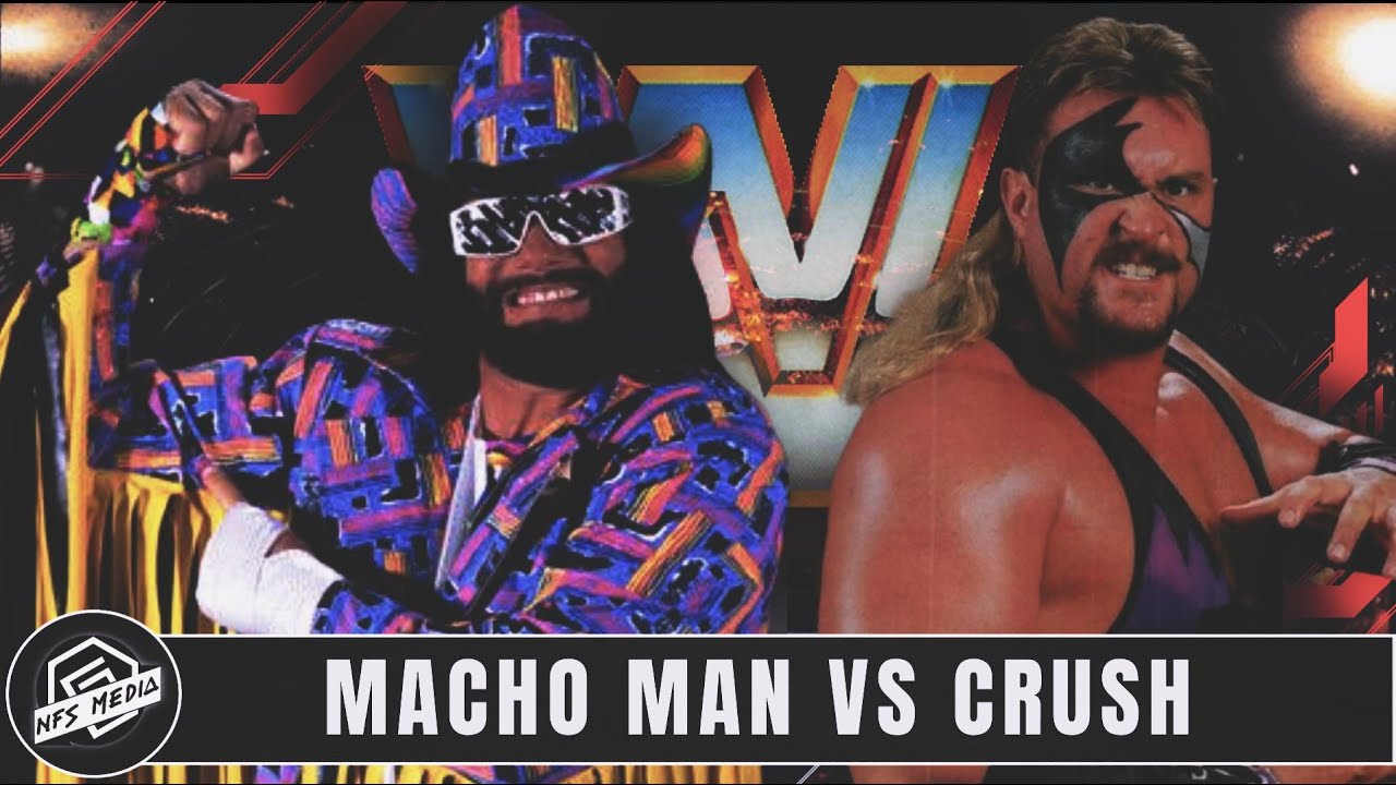 Macho Man VS Crush #machoman #randysavage #crush #brianadams #wwf #wwe ...