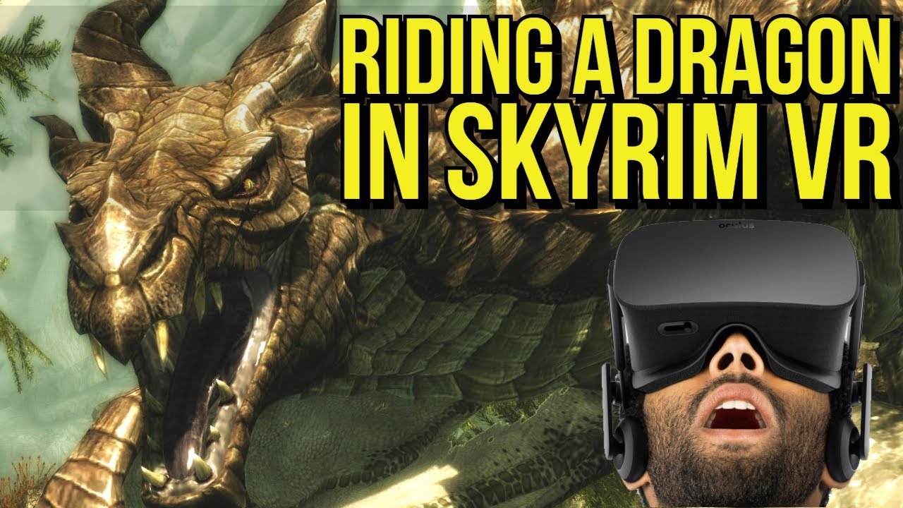Riding A Dragon In Skyrim Vr Ps4 And Pc Psvr Oculus Rift Vive