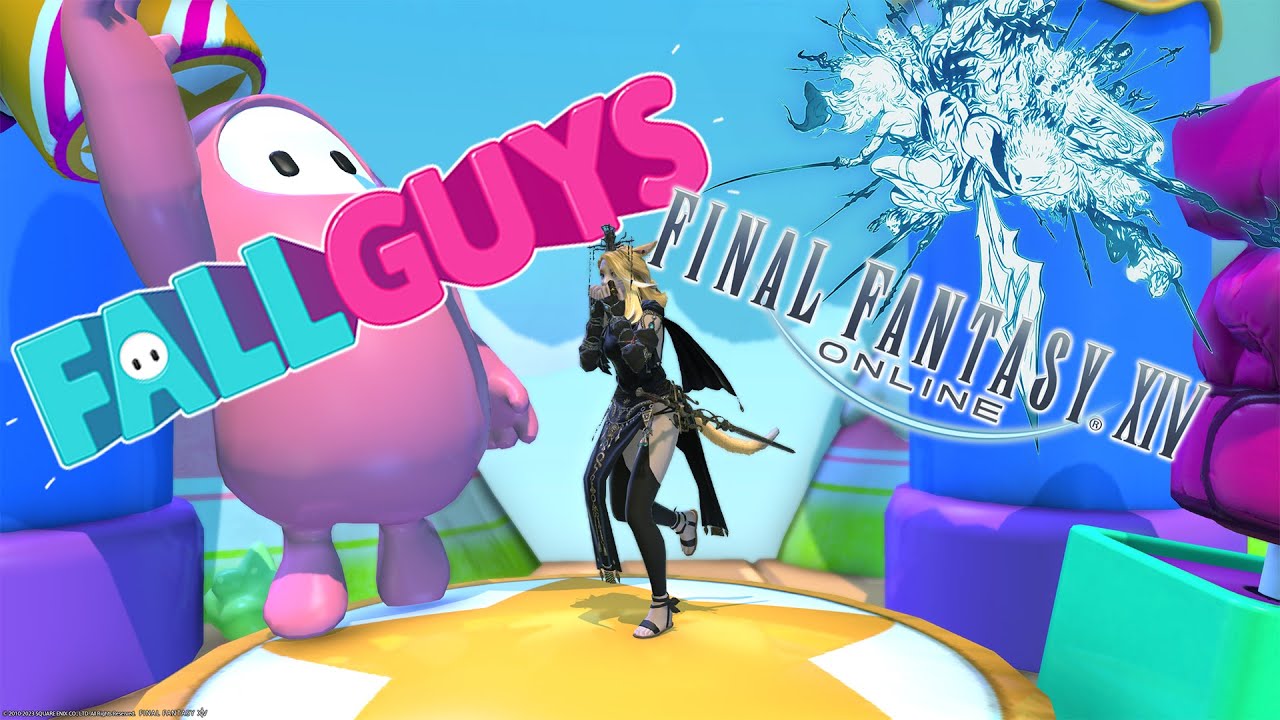 The FFXIV x FALL GUYS collab is pretty fun - YouTube