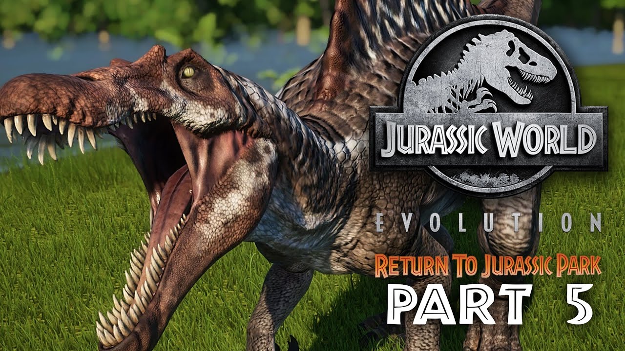 Jurassic World Evolution - RETURN TO JURASSIC PARK Gameplay Walkthrough Part 5 - PARK UPGRADES ...