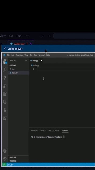 Video player in python using tkinter 🤯🚀 #programming - YouTube