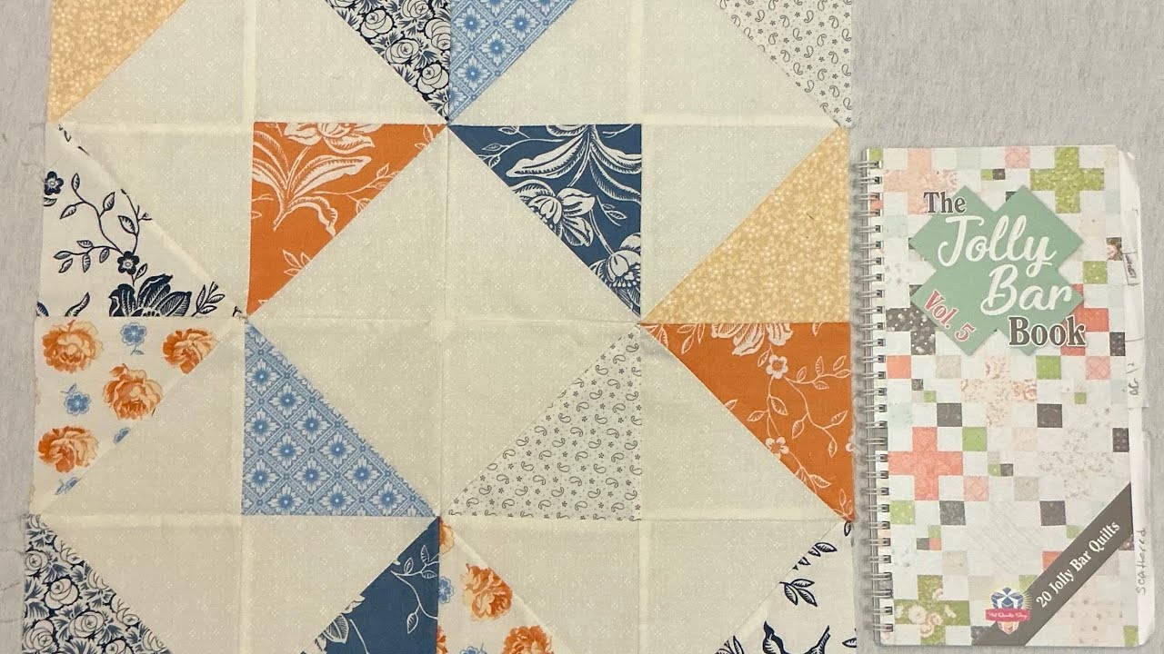 The Jolly Bar 5 Quilt Along - Block #4 - Refractions - YouTube