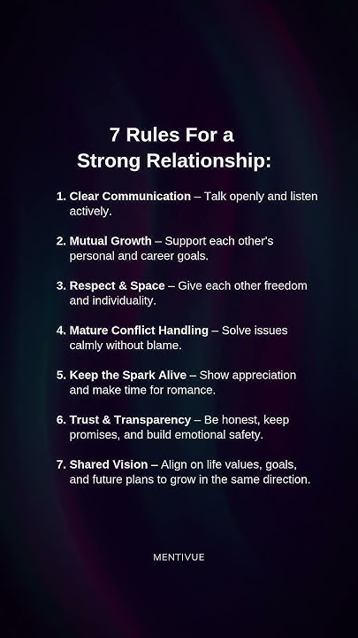 7 Rules For STRONG RELATIONSHIP 🥰👌🤠... #shorts #psychology #facts #amazingfacts #psychologyfacts ...