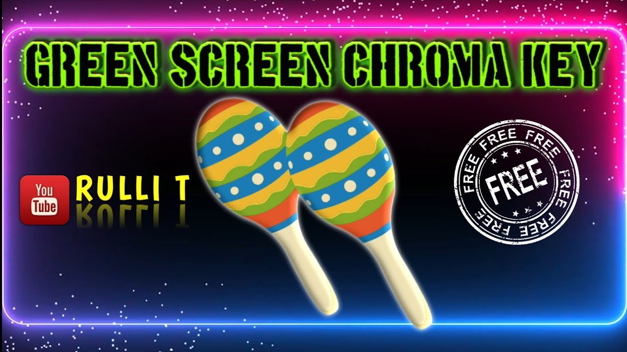 Green Screen [1080p] - MARACAS, MARACA, TRADITIONAL, INSTRUMENT, TOYS ...