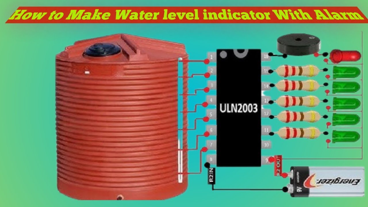 :🔌 How to Make a Water Level Indicator Circuit | DIY Electronics ...