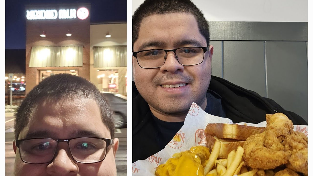 Eating At Slim Chickens In Reno Nevada - YouTube