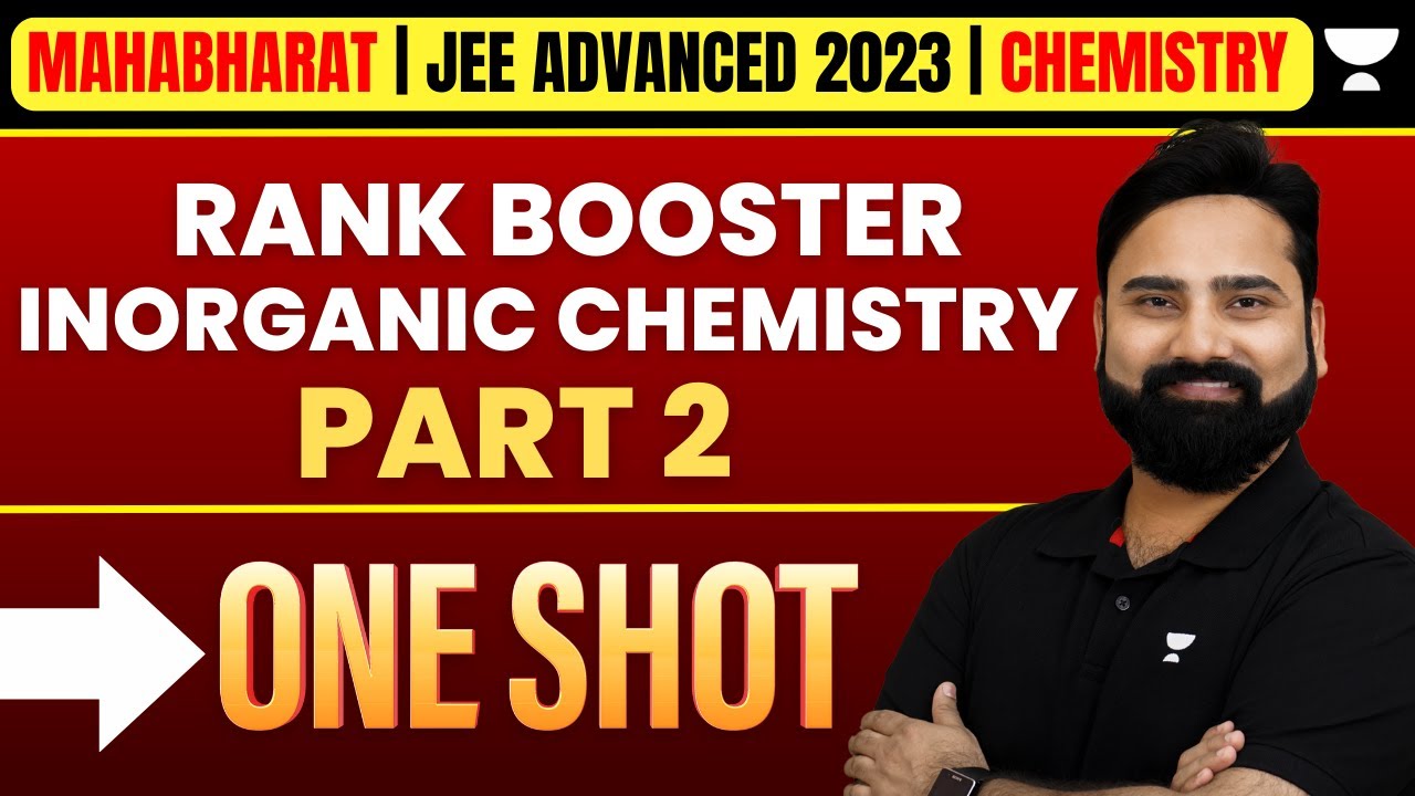 🔥Rank Booster IOC Crash Course for JEE Advanced 2023 | Mahabharat Batch ...