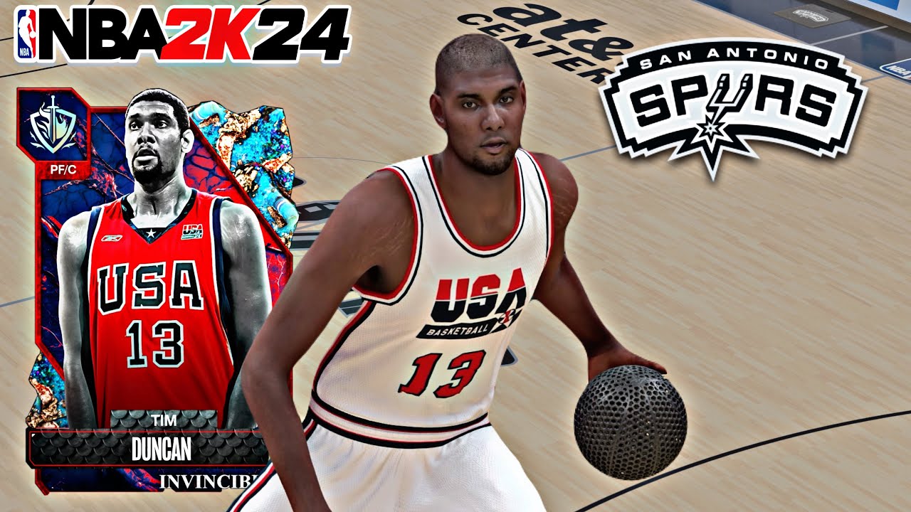 FREE INVINCIBLE TIM DUNCAN IS THE BEST POWER FORWARD IN NBA 2K24 MYTEAM ...