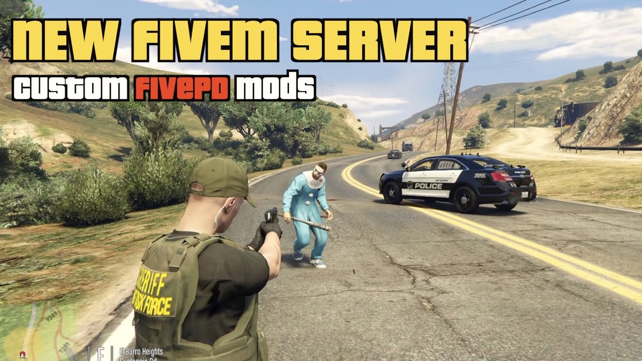 Our NEW* FiveM Server | Armed Pursuit on the Tracks - YouTube