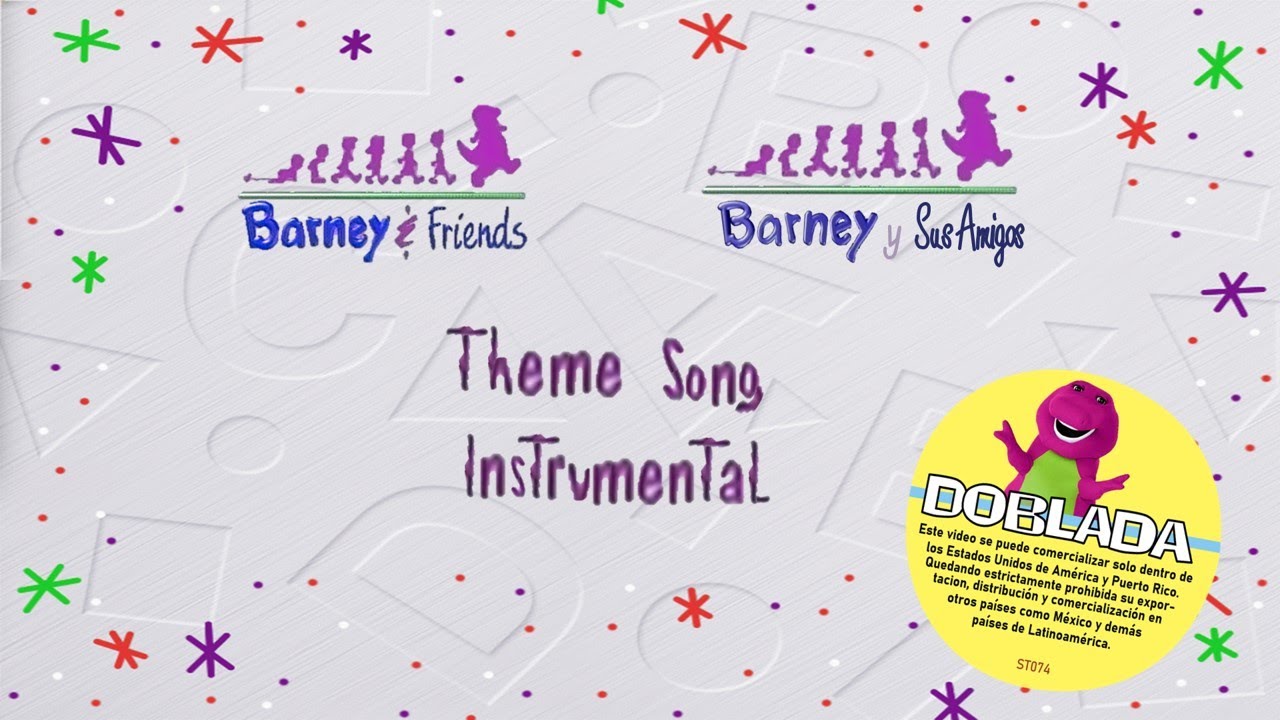 Barney Intro, Opening, Theme song, Música principal, Instrumental ...