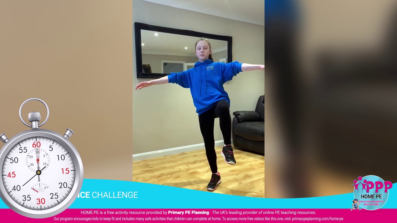 Home PE | Stork Balance Challenge - YouTube