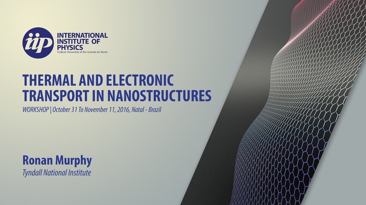 13 - Thermoelectric properties of PbTe materials... - Ronan Murphy ...