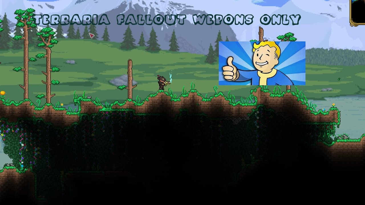 terraria calamity fallout weapons only challenge ep1 - YouTube