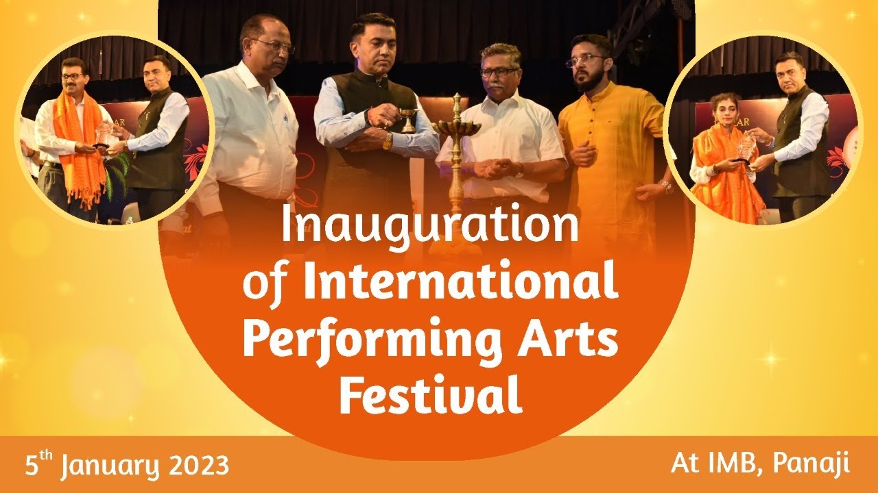 LIVE : Inauguration of International Performing Arts Festival - YouTube
