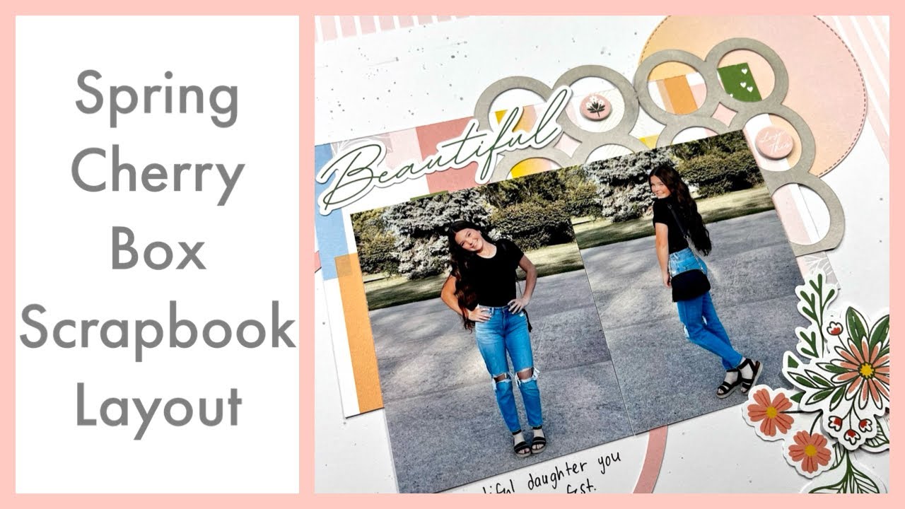 Scrapbook Layout Inspiration: Clean And Simple - YouTube