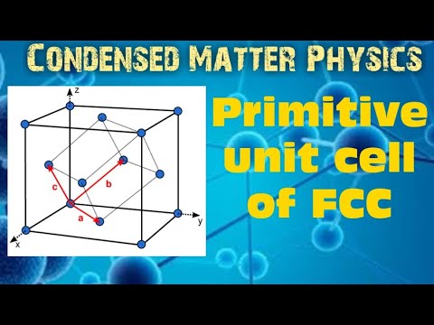 L10: Primitive cell of FCC - YouTube