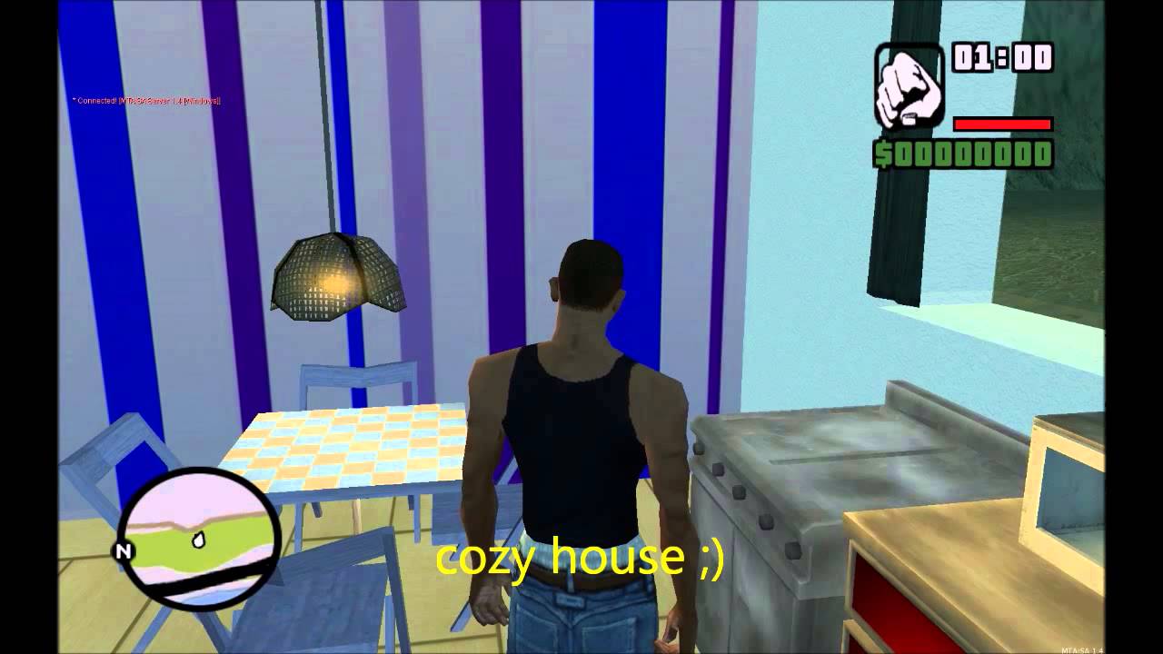 GTA SA [MTA] Custom House Map testing (Housemod for MTA) - YouTube