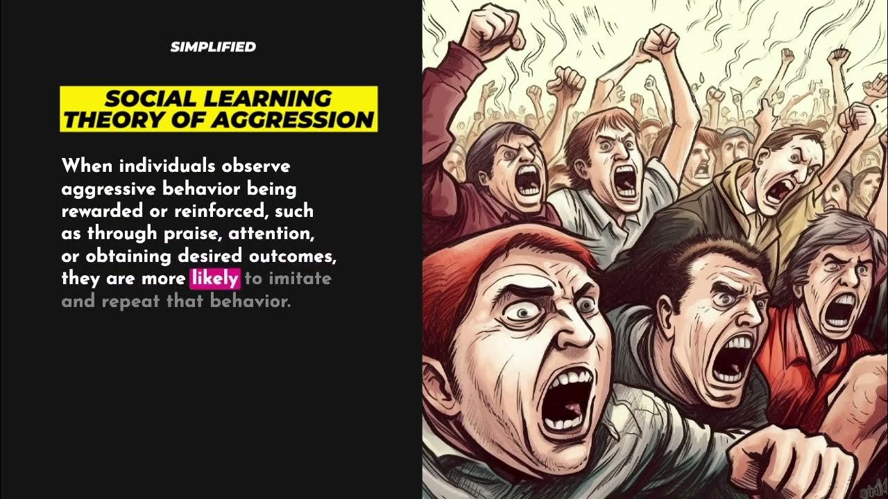 Social Learning Theory of Aggression #simplified #psychology #sociology ...