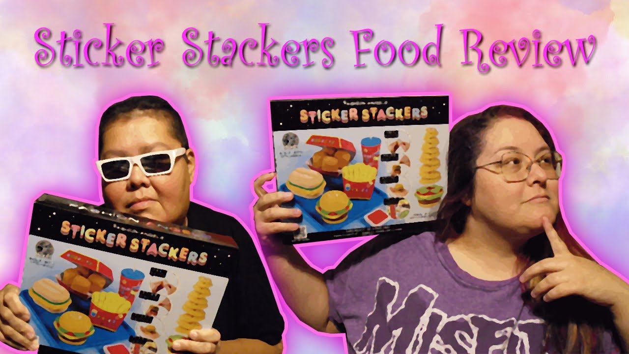 Sticker Stackers Food Review - YouTube
