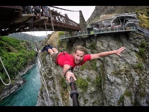 Bungy jump at jumpin heights rishikesh - YouTube
