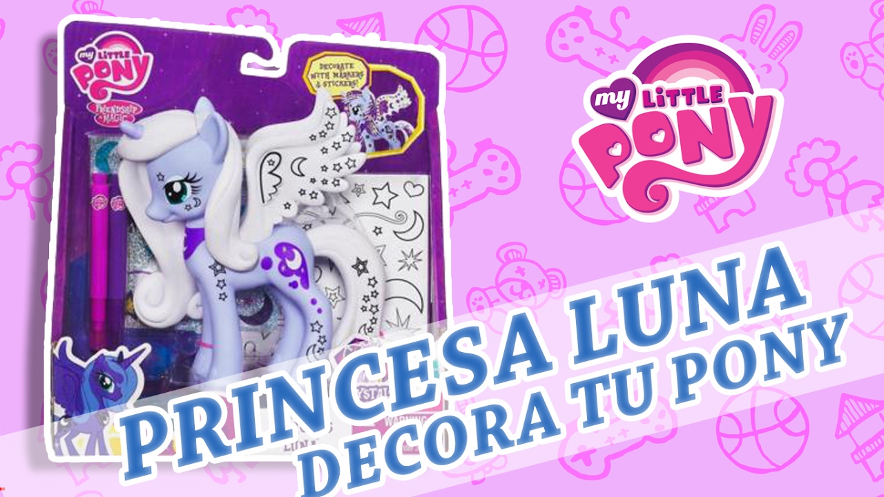 MY LITTLE PONY DECORA TU PONY - YouTube