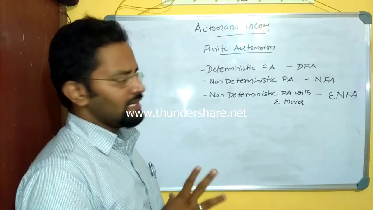 Finite Automata and its types | Automata Theory | Session 6 | Mithun BN ...