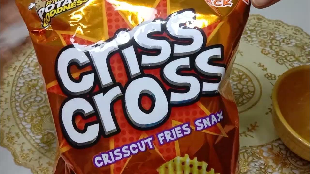 CRISS CROSS CRISSCUT FRIES SNAX CREAMY CHEESE FLAVOR - YouTube